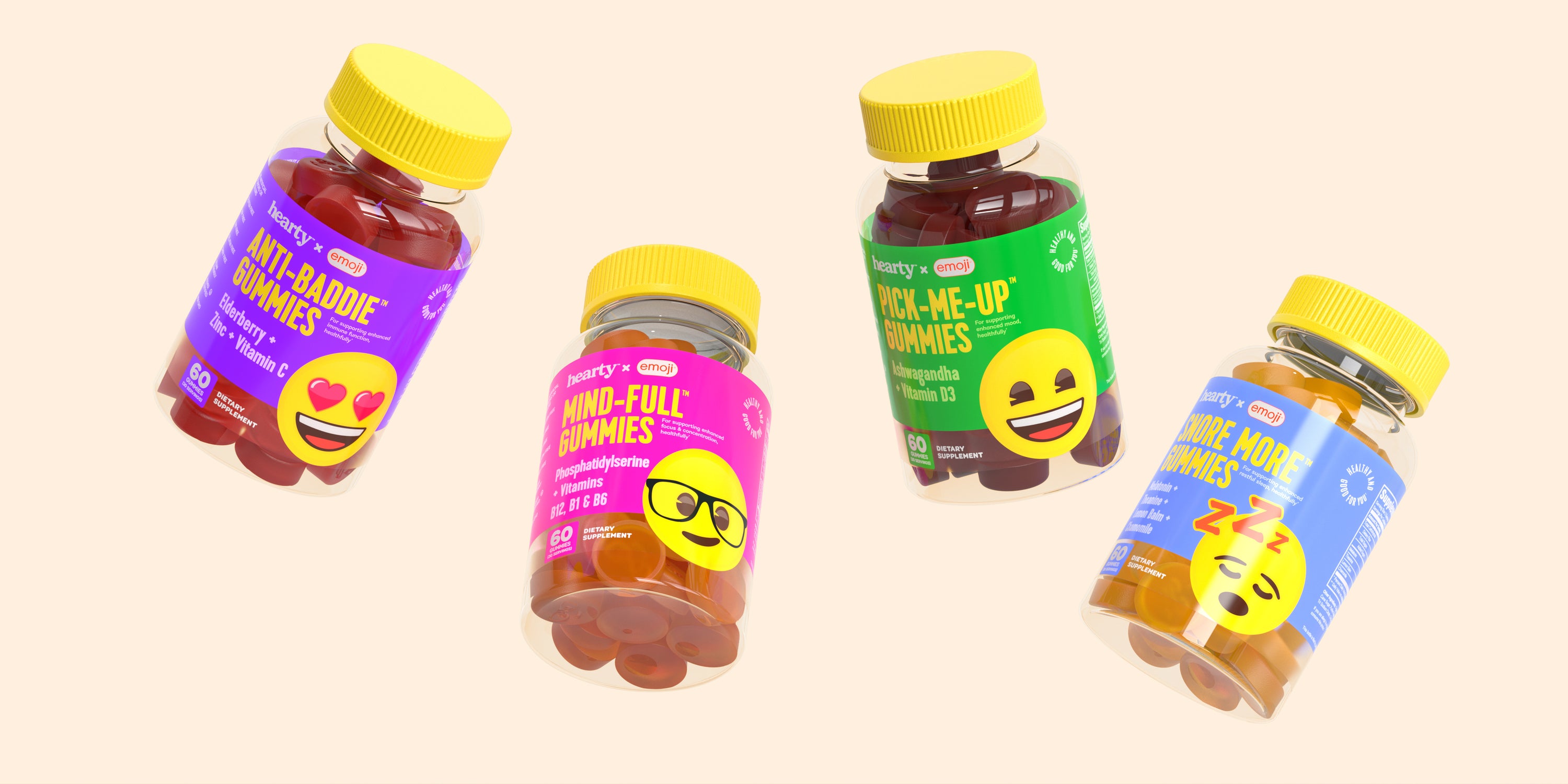 Pick-Me-Up Gummies, 60 Count – The Hearty Co.