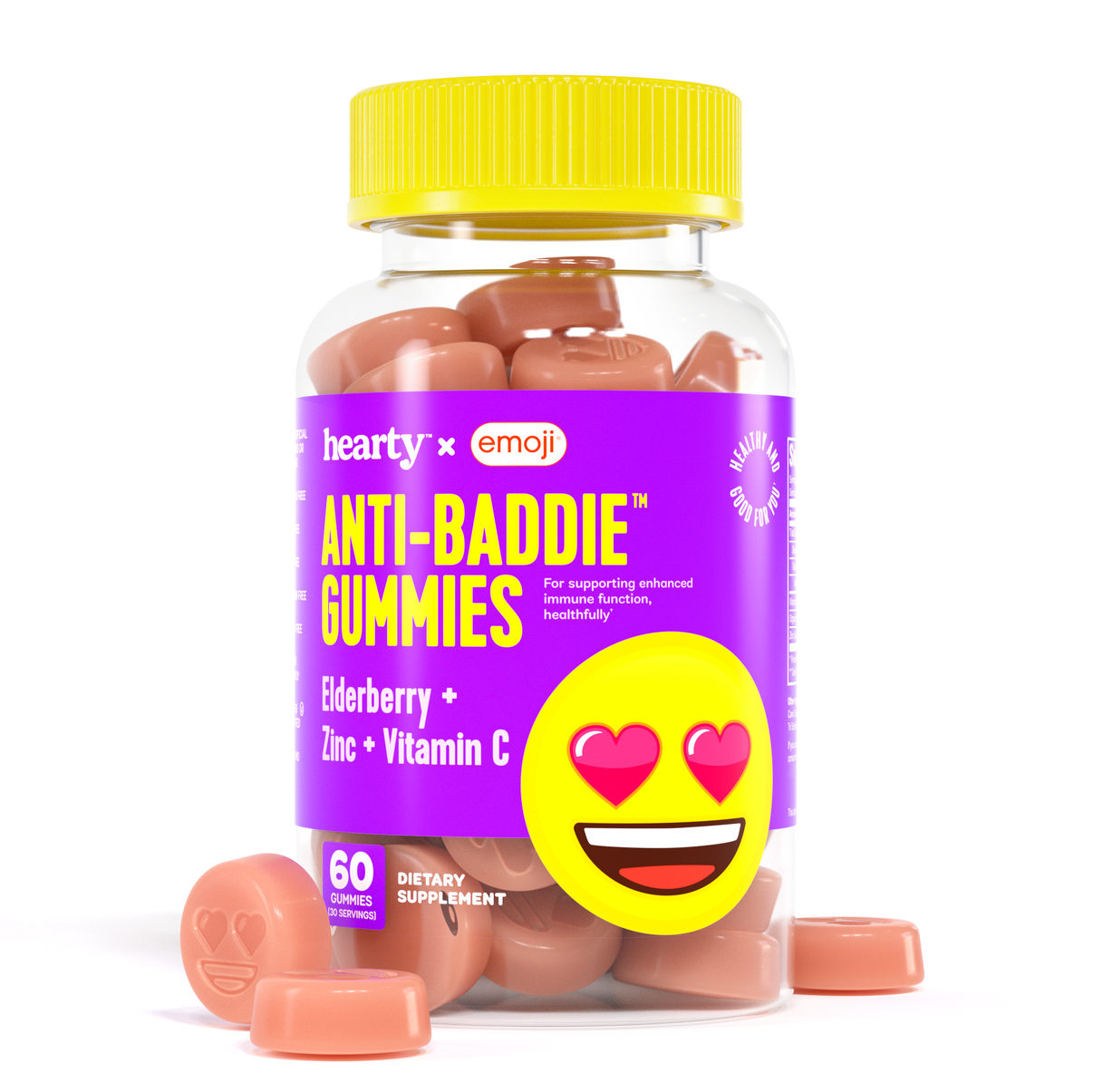 Anti-Baddie Gummies, 60 Count – The Hearty Co.